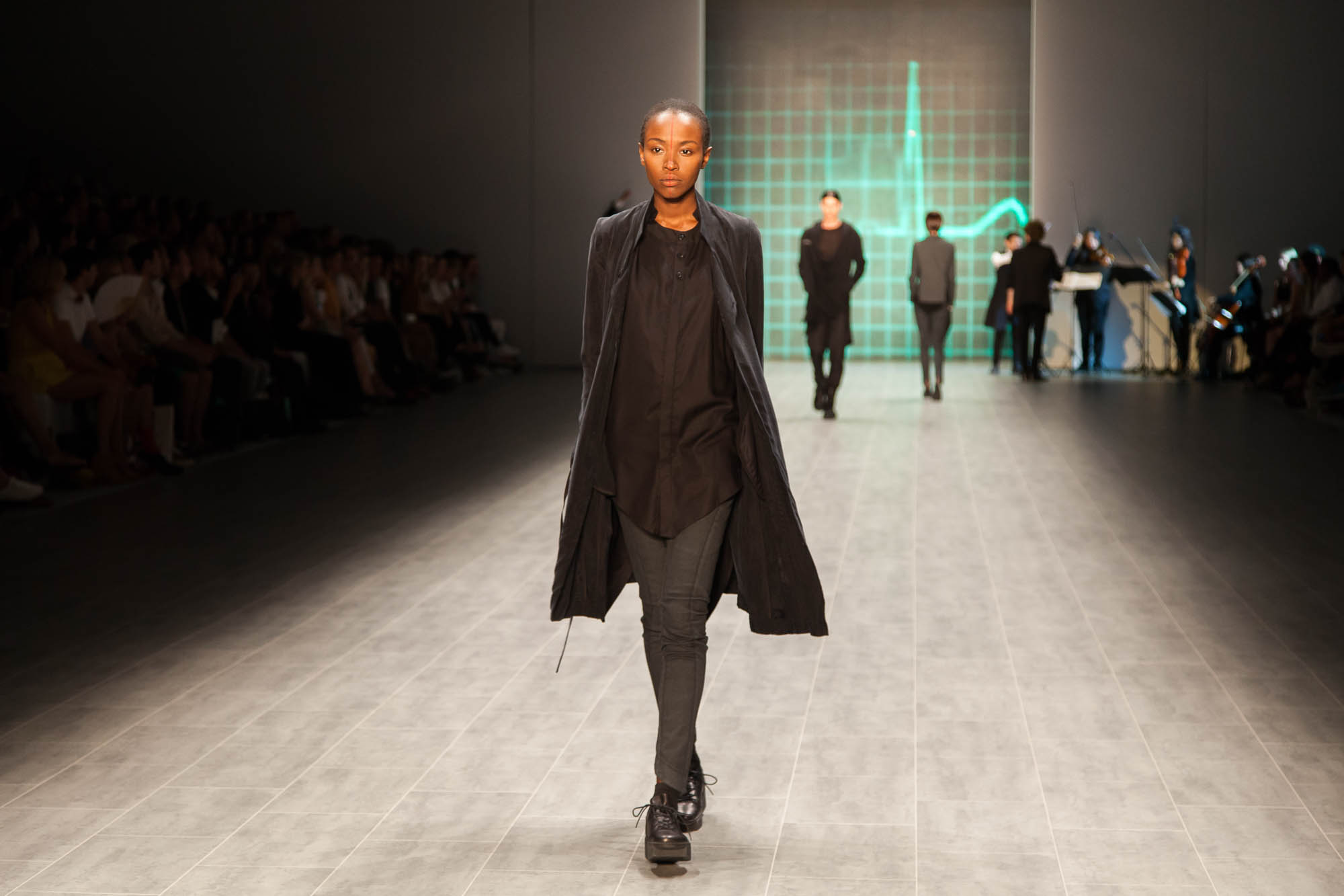 UMASAN auf dem Runway