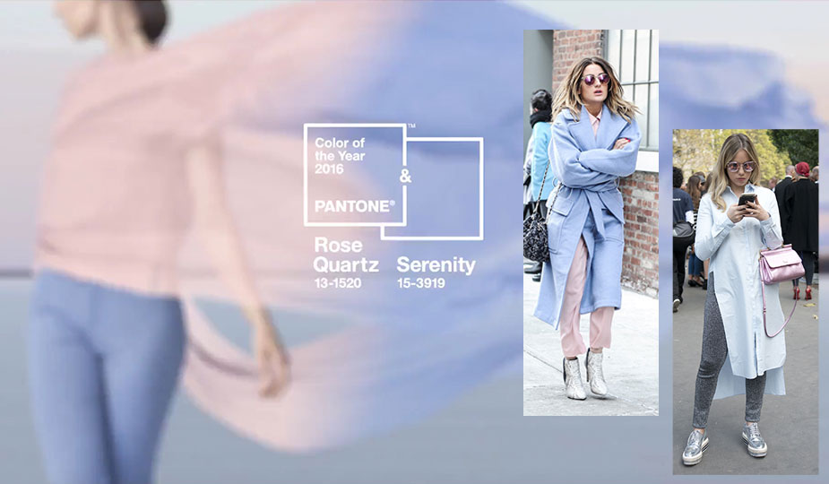 Serenity & Rose Quartz - Die Pantone-Farbtrends 2016