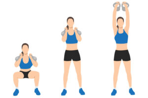 Thruster: Das effektive Ganzkörper-Workout für den Fettabbau